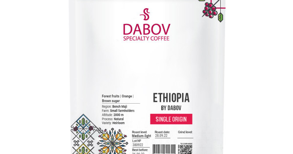 DABOV Specialty Coffee Етиопия by Dabov 200.8гр ️ Топ Цени | Онлайн ...